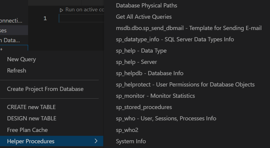 MSSQL Scripts and Utilities - Visual Studio Marketplace